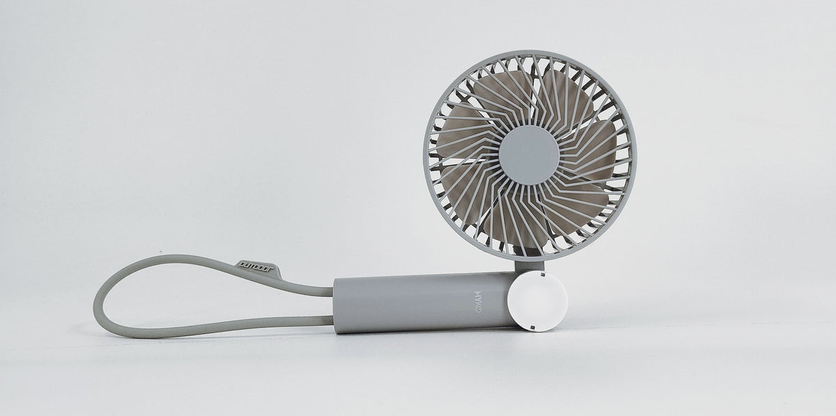 MYKO Recharge Foldable Handheld Fan 2000mAh Grey #MYKO_UF006GY – JAPAN ...