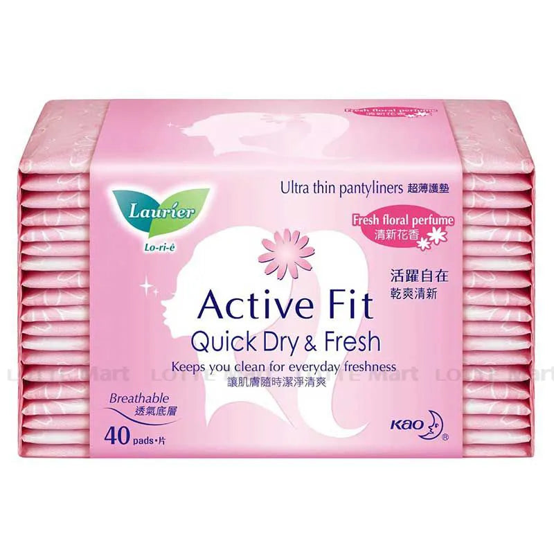 LAURIER Act.Fit Super Thin Panty Liners 40s Floral – JAPAN HOME SINGAPORE