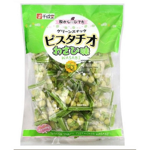 SENNARIDO Green Snack Pistachio Wasabi Flavor 215g – JAPAN HOME SINGAPORE