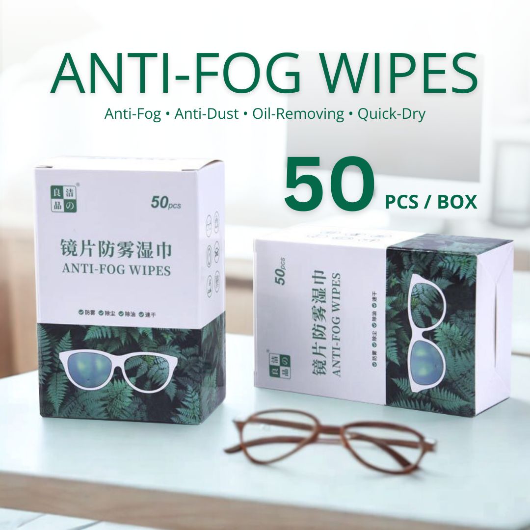 Anti-Fog Wipes 50s | Anti-Fog • Anti-Dust • Oil-Removing • Quick-Dry ...