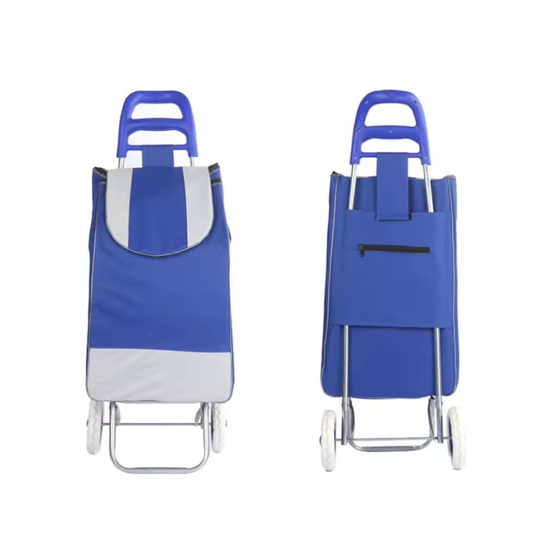 Shopping Trolley (Blue) 97×33 cm – Foldable, Lightweight & Perfect for ...