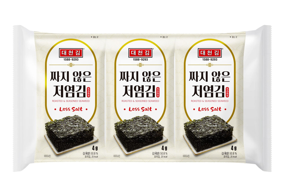 DAE CHUN Less Salt Roasted Seaweed 9s*4g – JAPAN HOME SINGAPORE