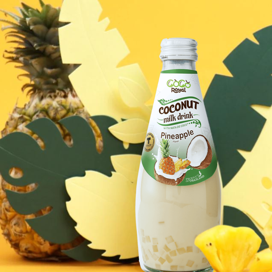 Coco Royal Coconut Milk Drink ¡V Pineapple Flavor 290ml | Tropical ...
