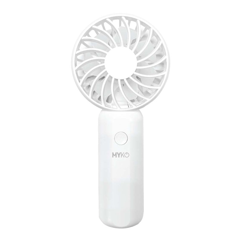 MYKO USB Portable Handheld Fan 1200mAh White#MYKO_UF002WH – JAPAN HOME ...