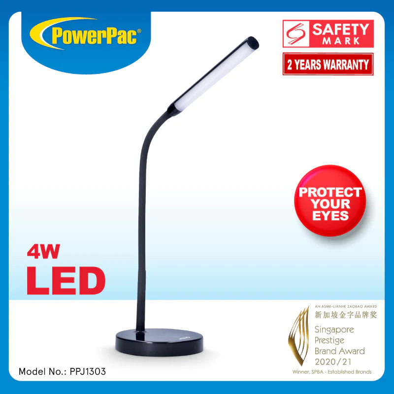 PowerPac Led Desk Lamp 4 Watts – JAPAN HOME SINGAPORE