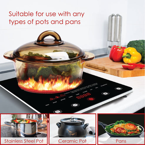POWERPAC Ceramic Induction Cooker 2000w (Any Pot ) #PPIC880 – JAPAN ...