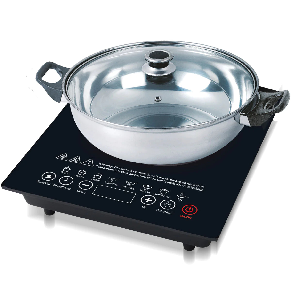 PowerPac Sensor Touch Induction Cooker 2000W PPIC888 – JAPAN HOME SINGAPORE