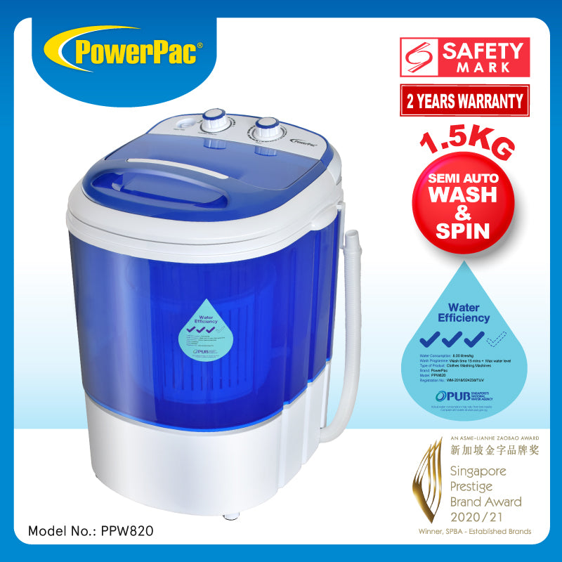 2IN1 MINI WASHING MACHINE - 15 MINS FAST LAUNDRY PPW820 – JAPAN HOME ...